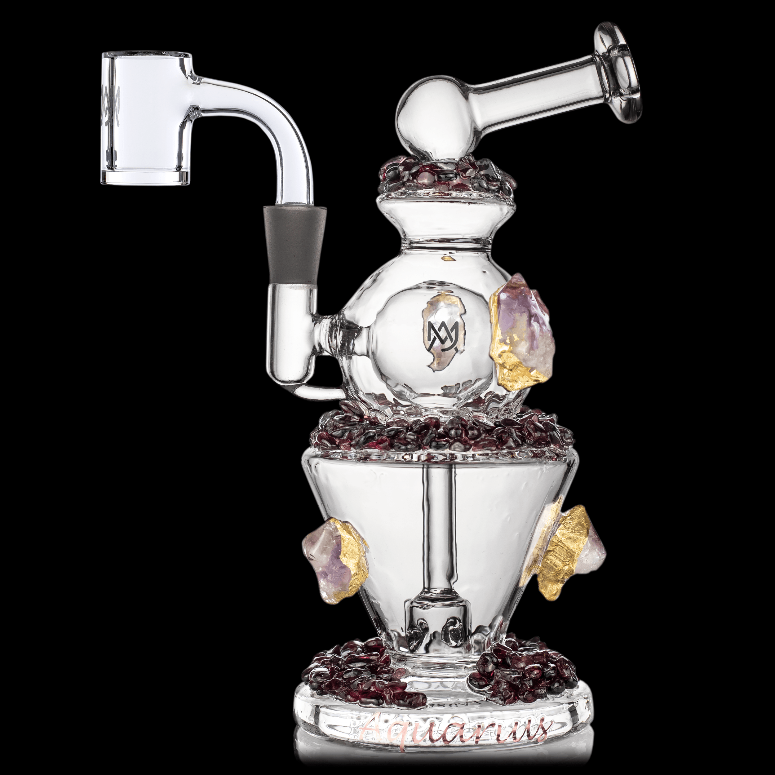 Aquarius Gemini Mini Dab Rig- MJA x Alchemy Charms