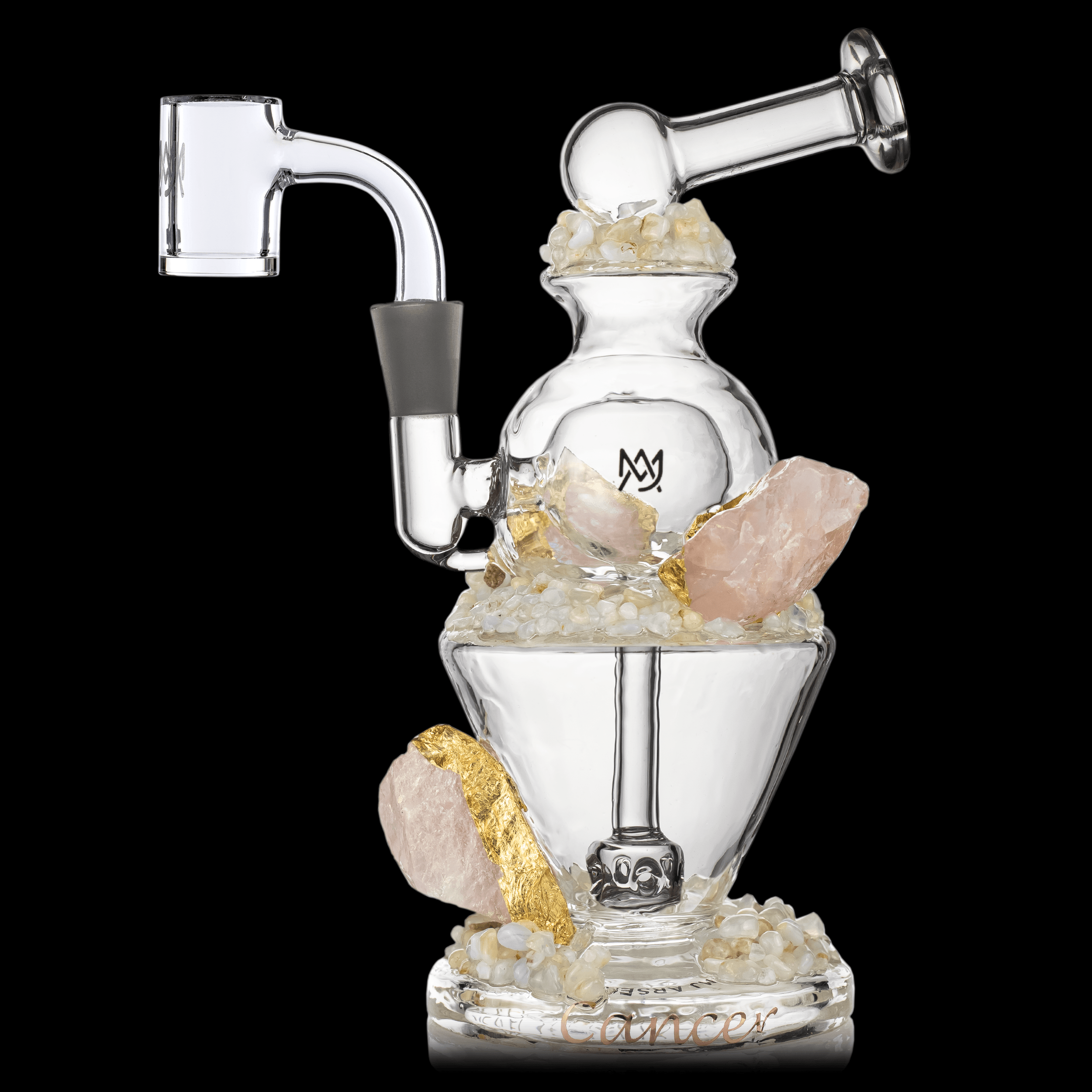 Cancer Gemini Mini Dab Rig - MJA x Alchemy Charm