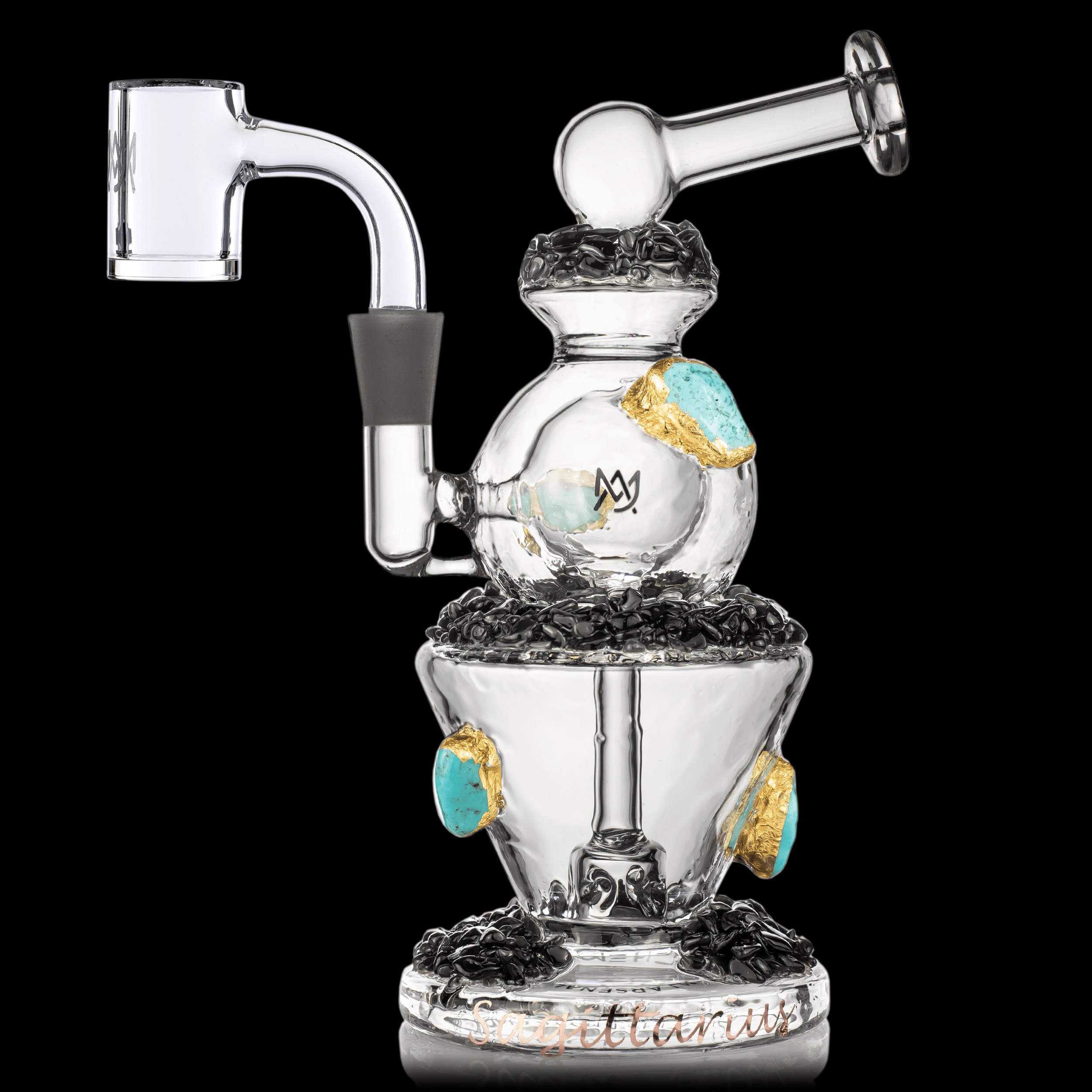 Sagittarius Gemini Mini Dab Rig- MJA x Alchemy Charm