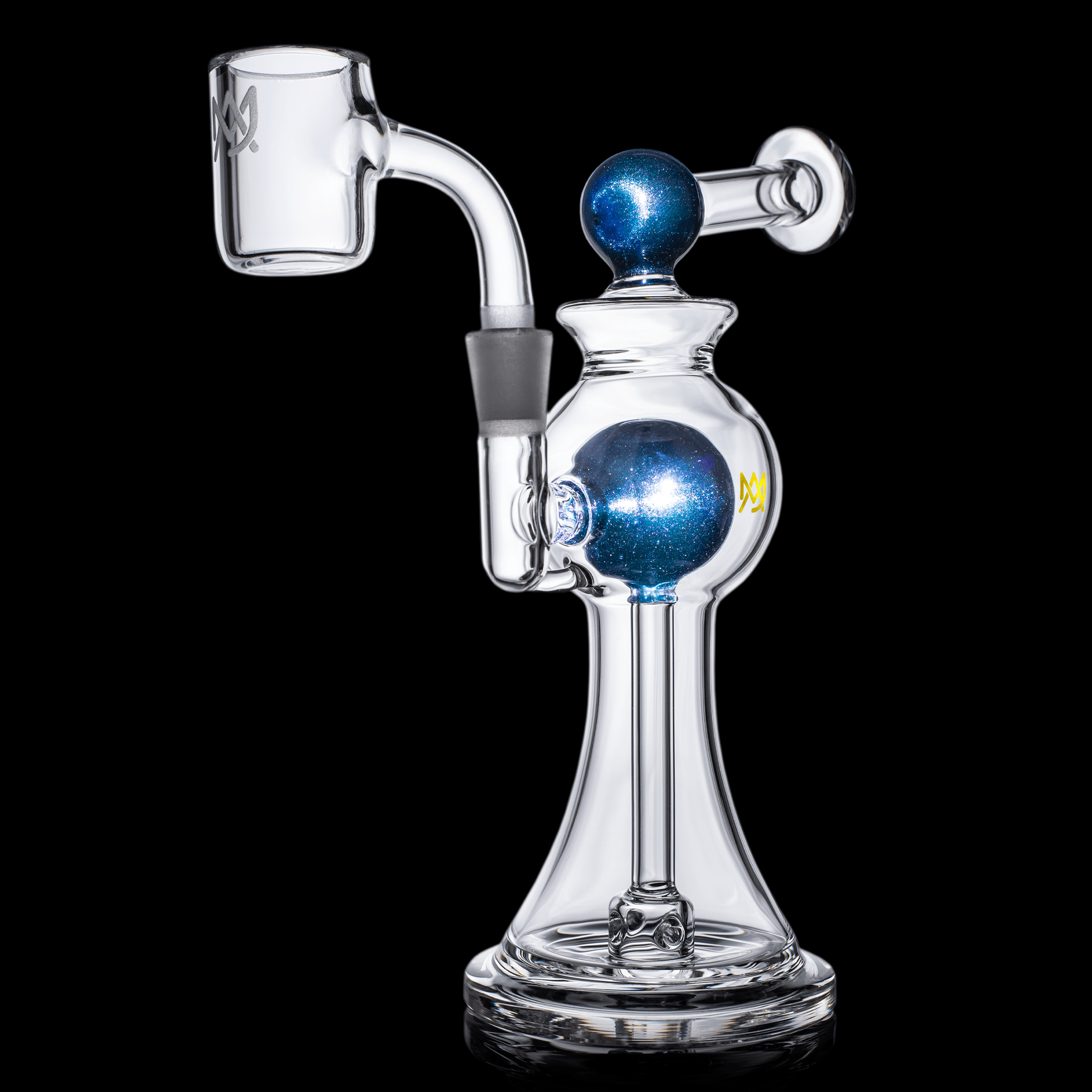 Heavy Blue Leprechaun Apollo Mini Dab Rig