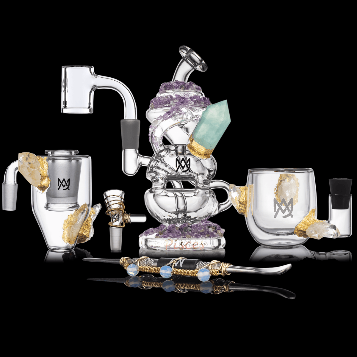 MJA X Alchemy Charm Infinity Dab Rig Bundle (Pisces)