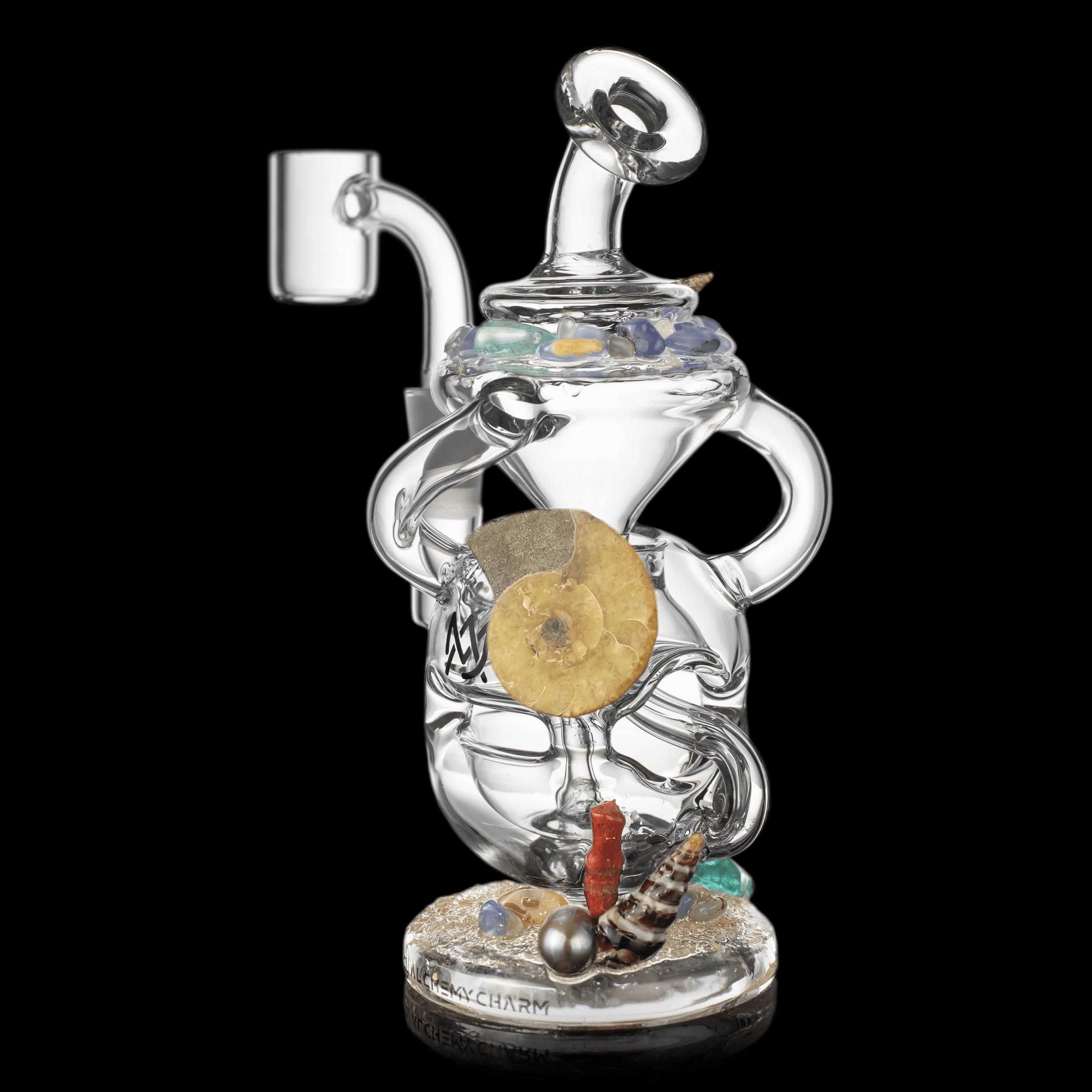 MJA X Alchemy Charm Infinity Dab Rig- LE Coral Collection