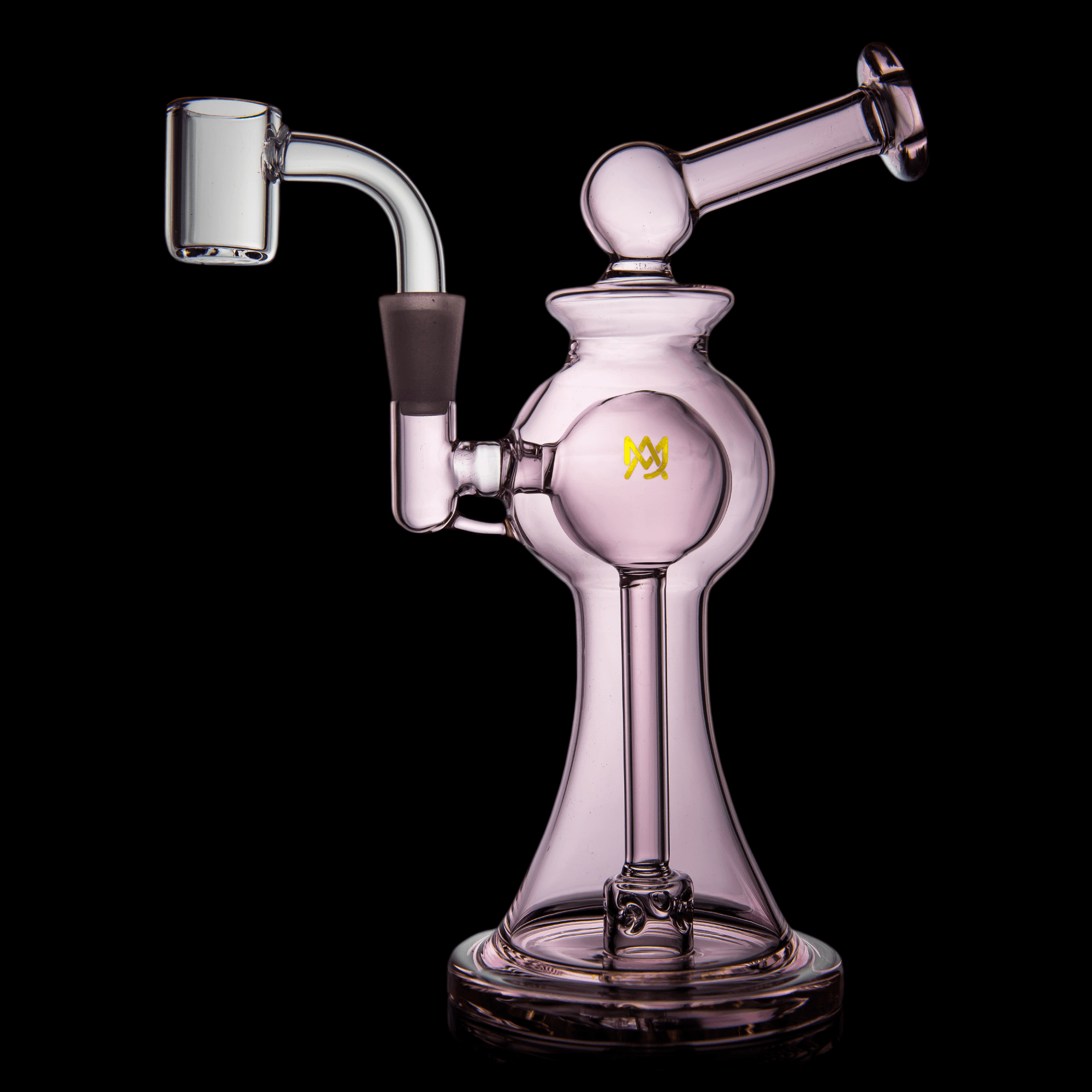 Pink Apollo Mini Dab Rig (Rosewood)