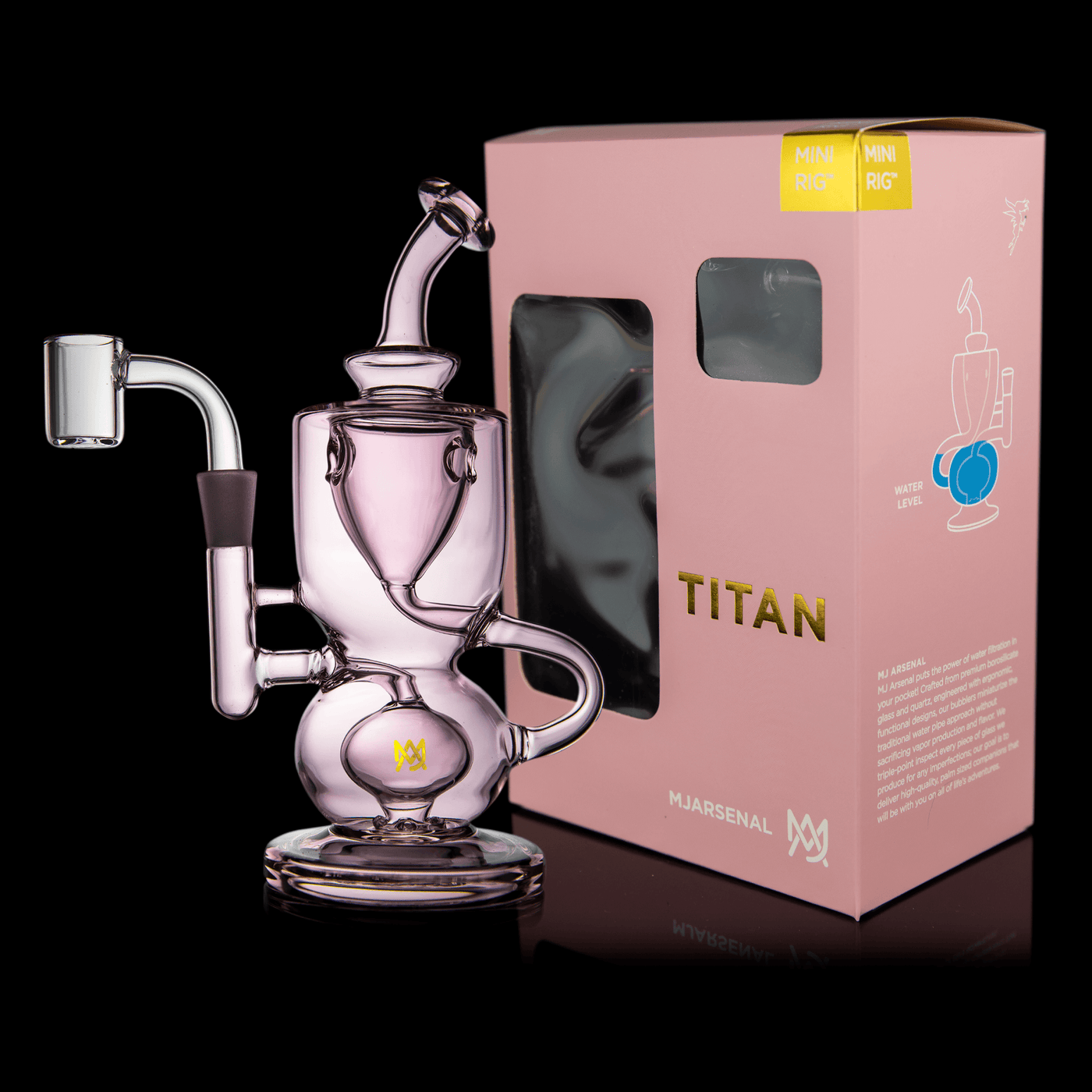 Pink Titan Mini Rig (Rosewood)