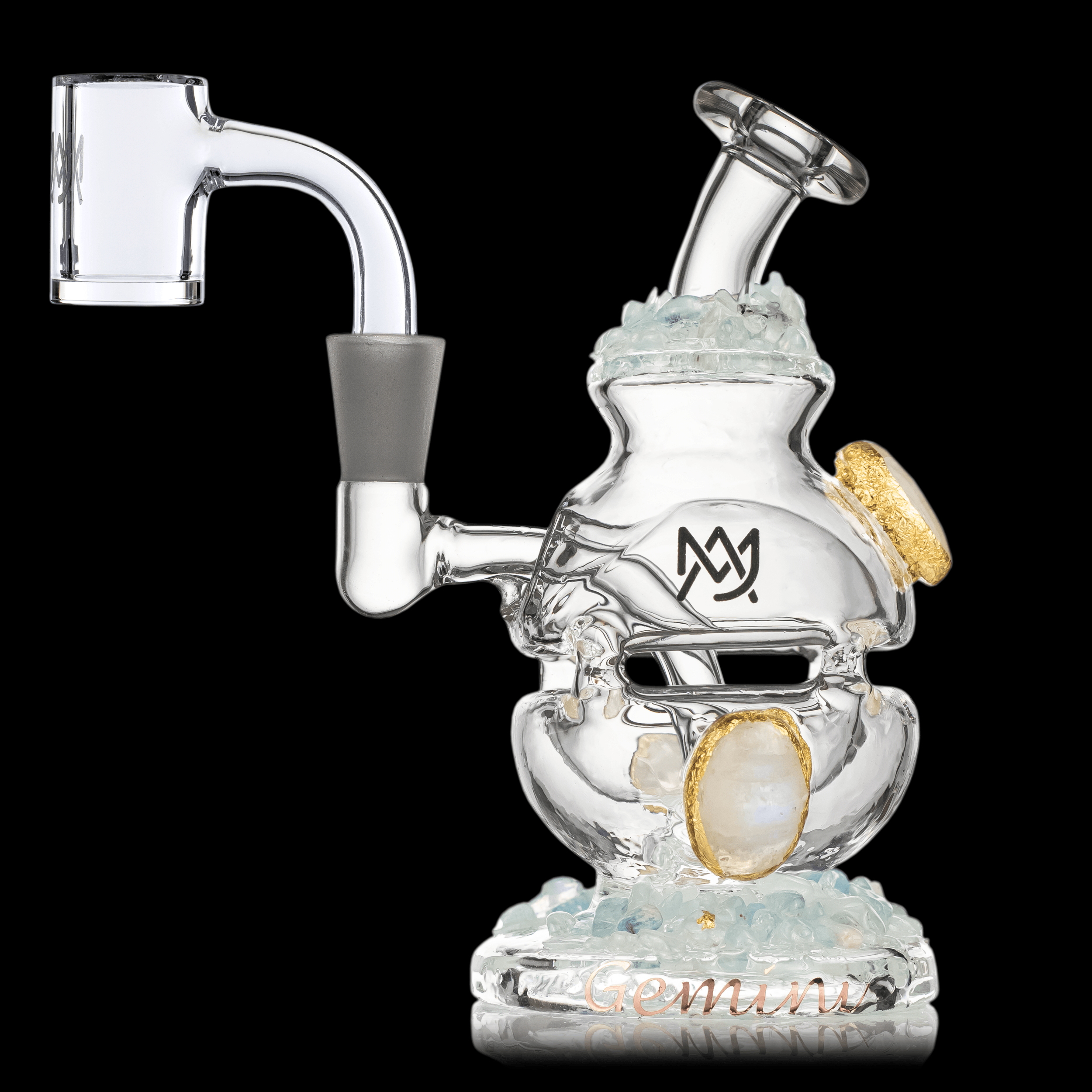 Gemini Royale Mini Dab Rig- MJA x Alchemy Charm