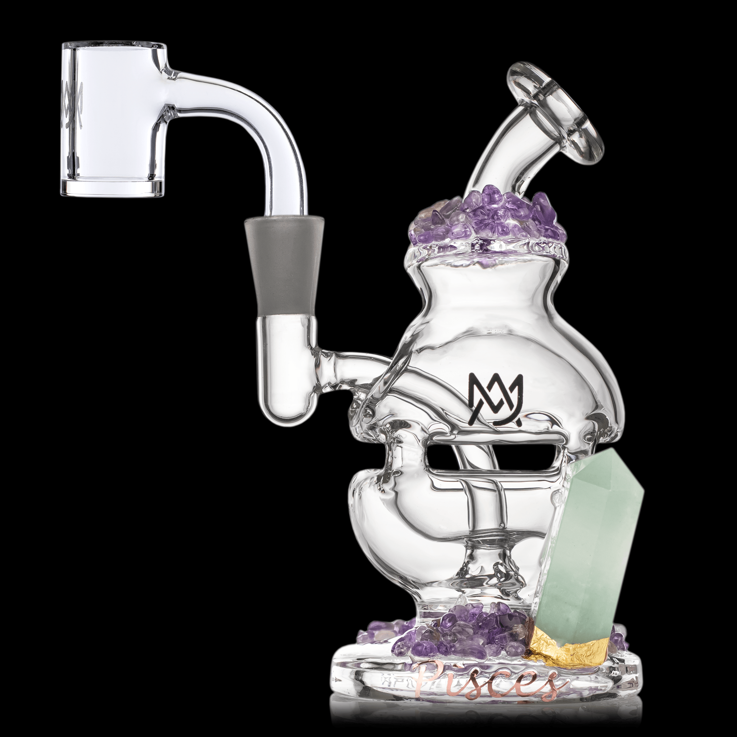 Pisces Royale Mini Dab Rig- MJA x Alchemy Charm