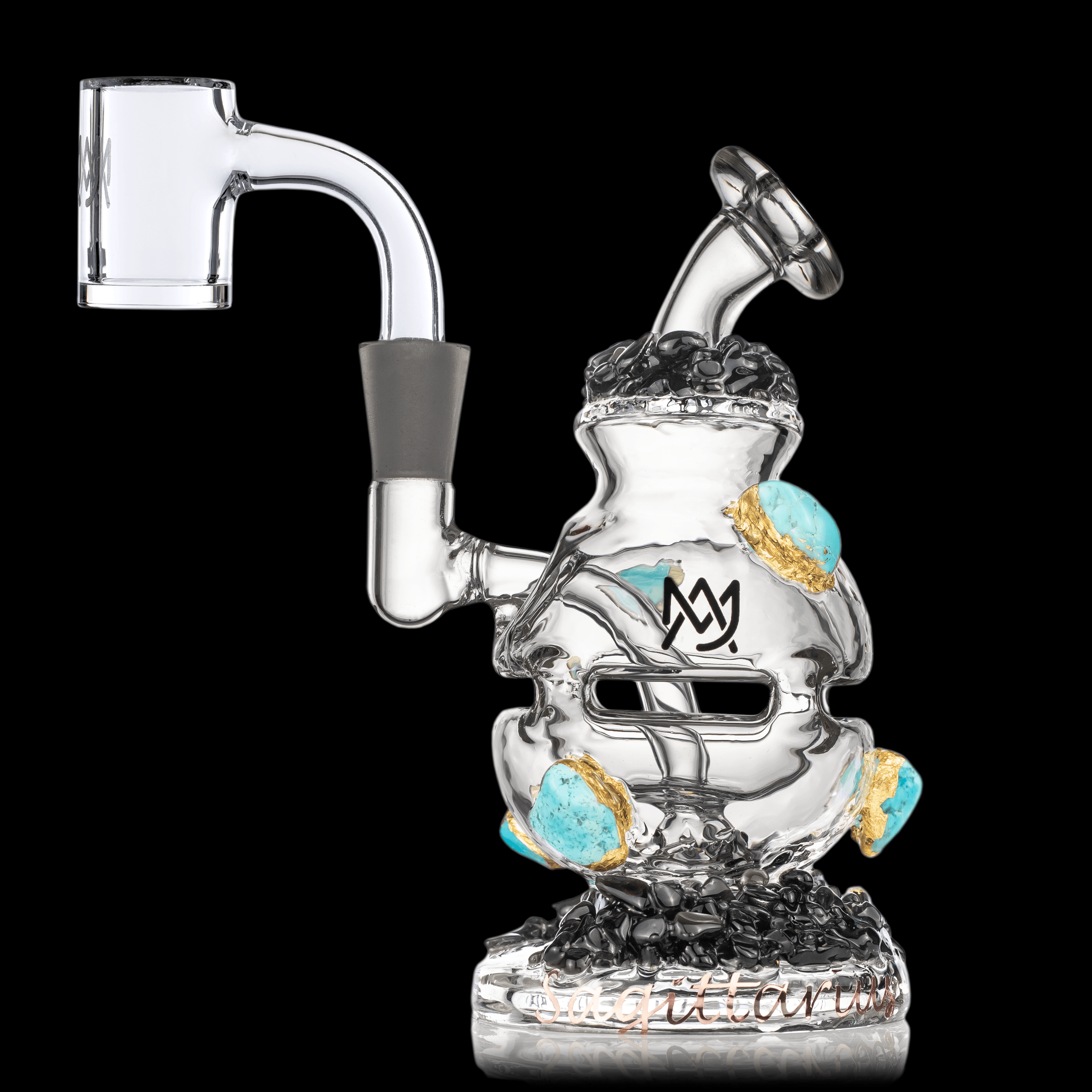 Sagittarius Royale Mini Dab Rig- MJA x Alchemy Charm